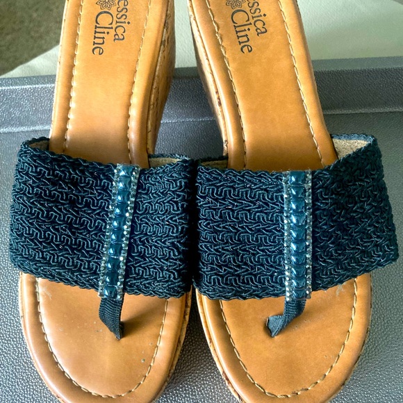 Jessica Cline | Shoes | Jessica Cline Wedge Sandals | Poshmark